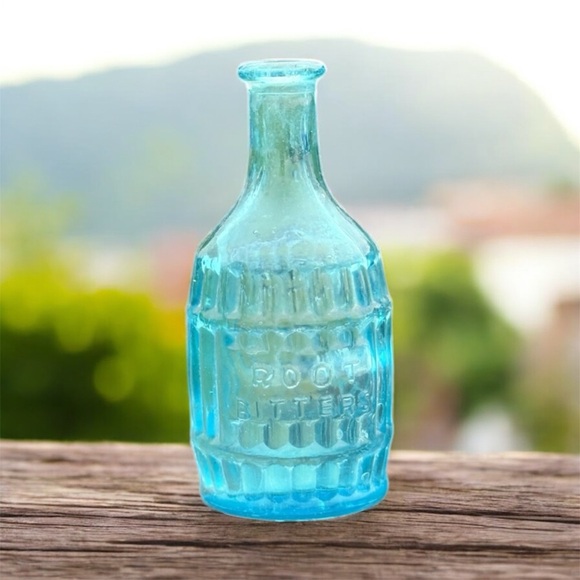 Dining | Vintage Root Bitters Mini Glass Bottle | Poshmark
